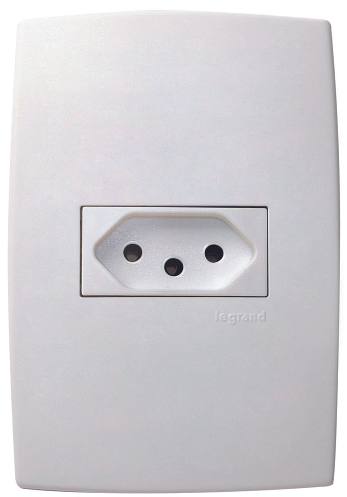 Chatuba | Conjunto 1 Tomada Horizontal Pial Plus 4x2 10A Pial