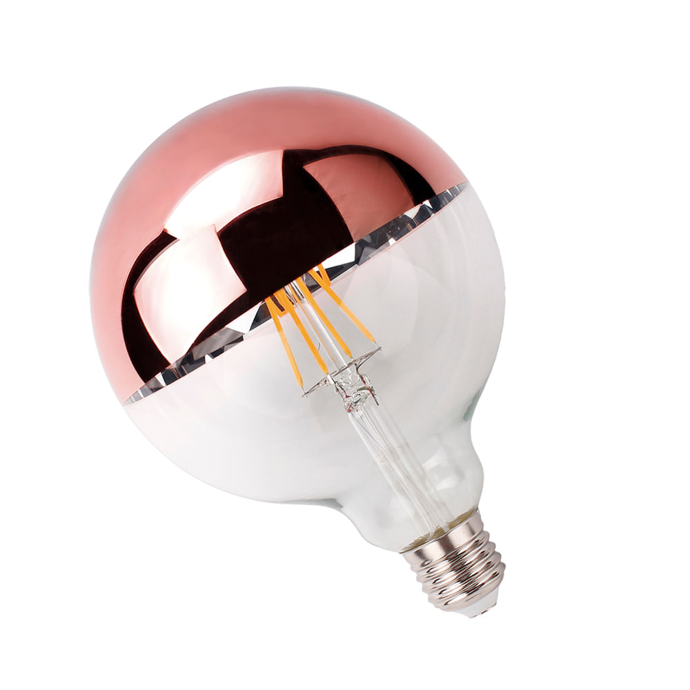 Chatuba | Lâmpada Led Balloon Rose Âmbar 4W Luminatti