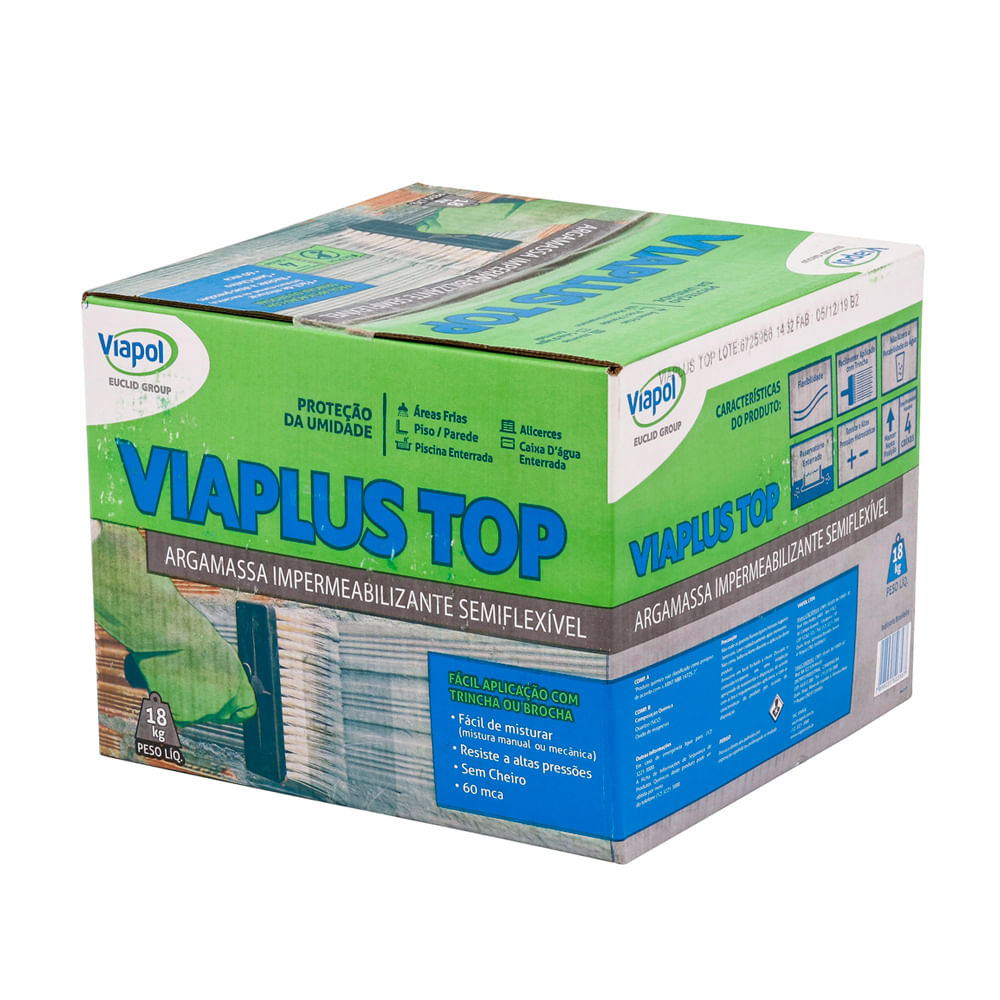 Impermeabilizante Viaplus Top 18Kg Viapol | Chatuba