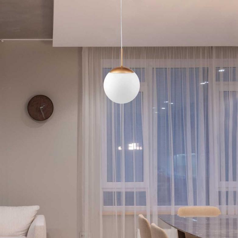 Chatuba | Painel Dreams Bola Gold E27 1 Luz 15mm Bronzearte