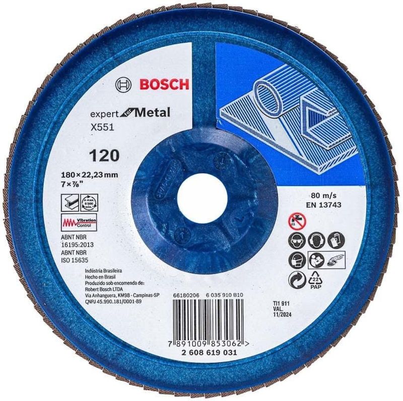 Chatuba | Disco Flap Expert Gr120 Bluemetal Bosch