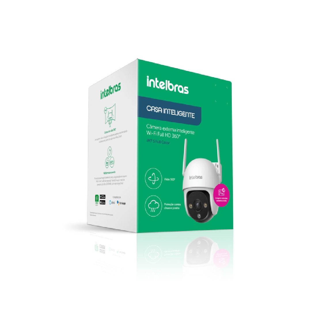 Chatuba | Câmera Inteligente Intelbras iM7 S Full Color Externa Wi-Fi ...
